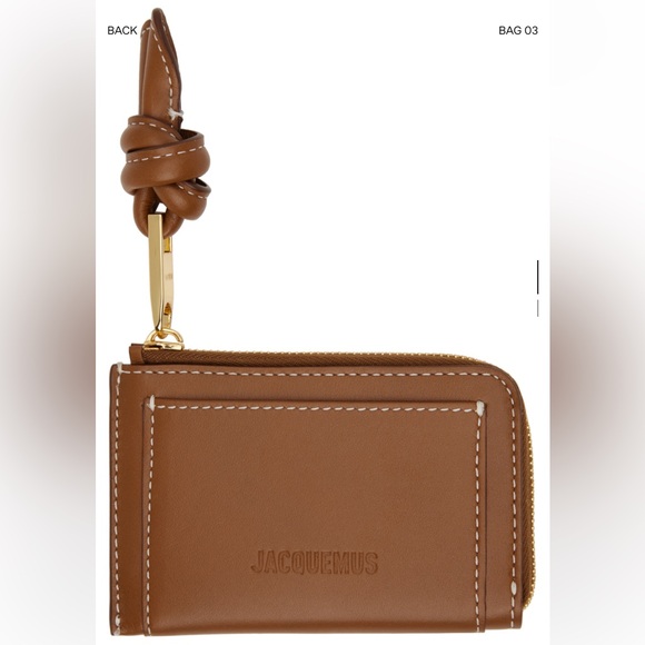Jacquemus | Accessories | Jacquemus Brown Les Sculptures Le Portecartes ...